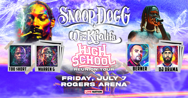 Snoop Dogg, Wiz Khalifa, Too $hort & More – High School Reunion Tour | CFOX