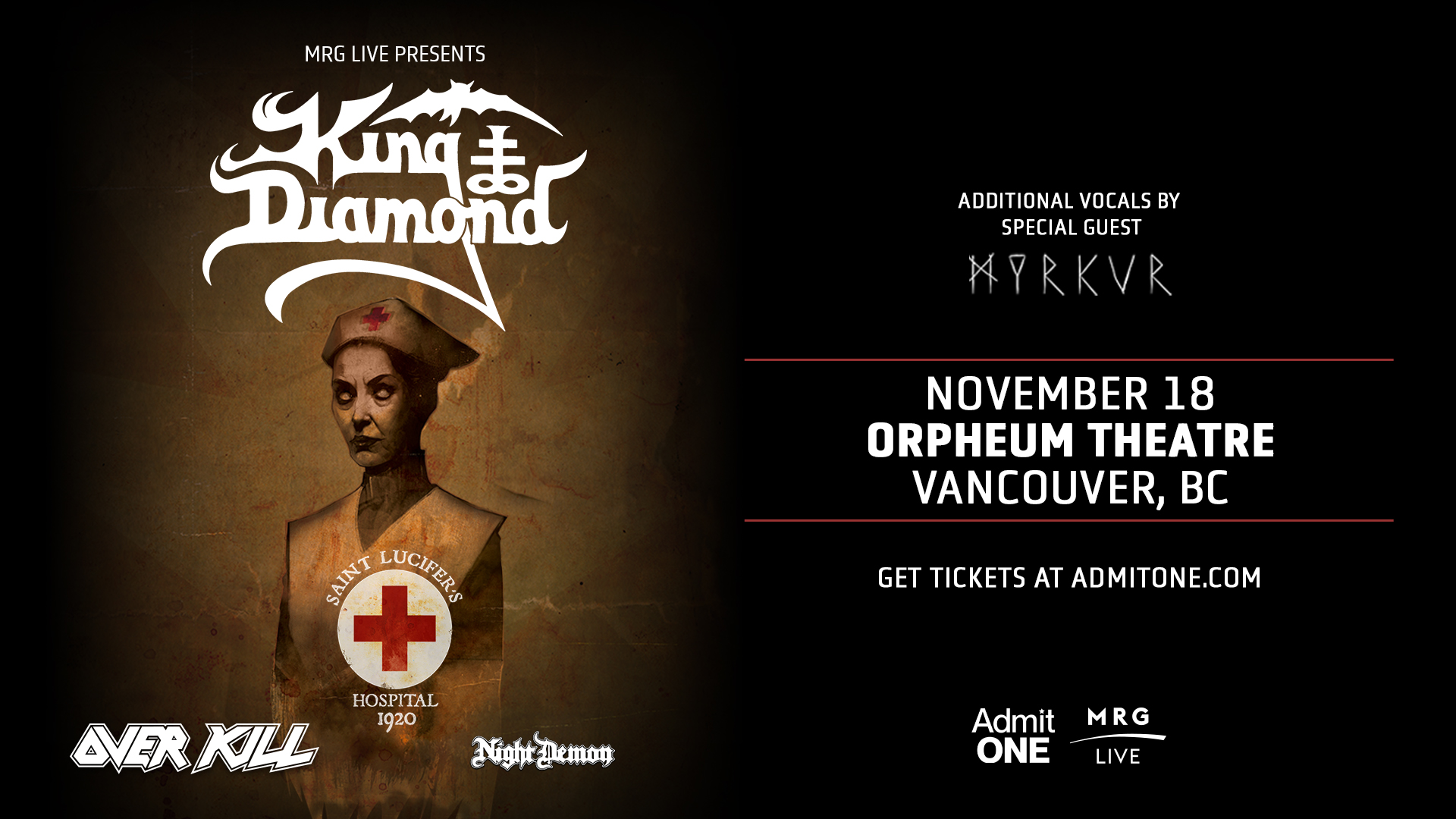 WIN Tickets to King Diamond | CFOX